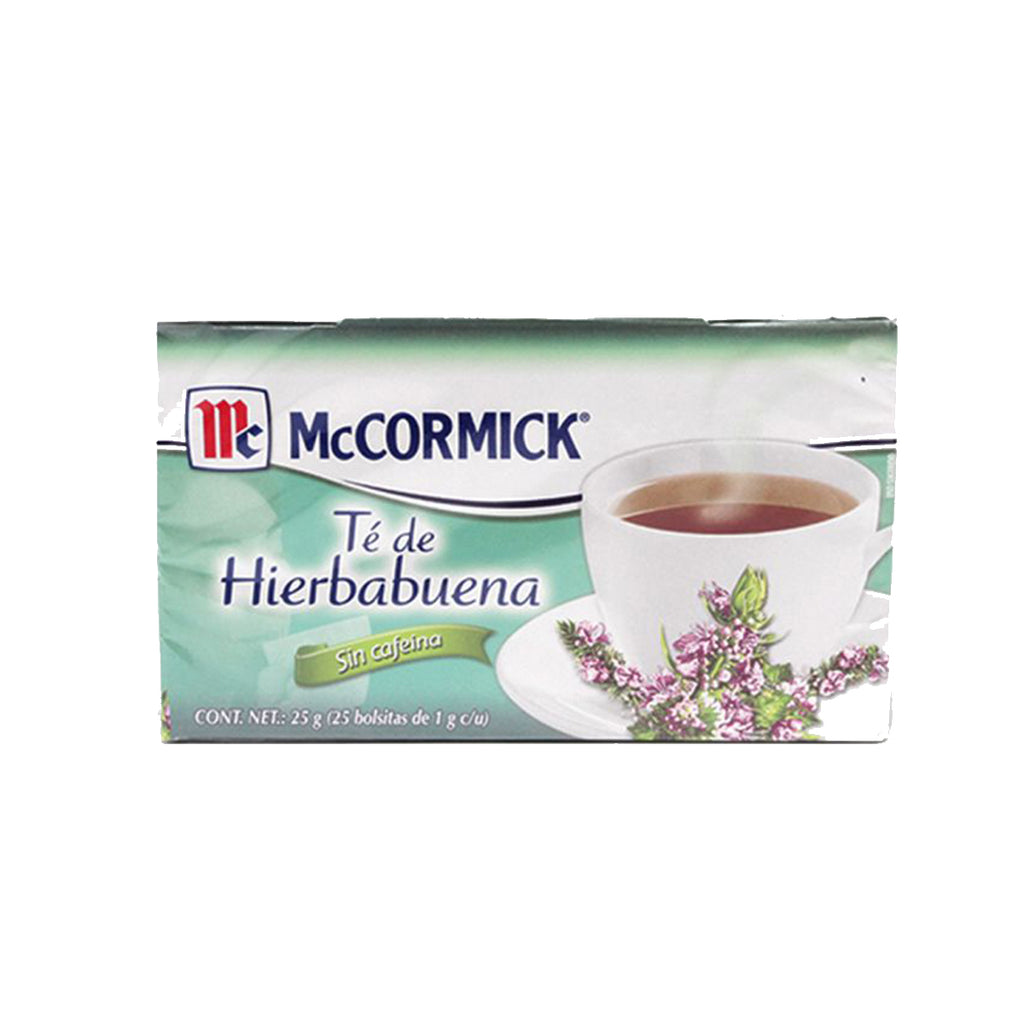TE McCORMICK HIERBABUENA C/25 SOBRES – El Mexicano en línea