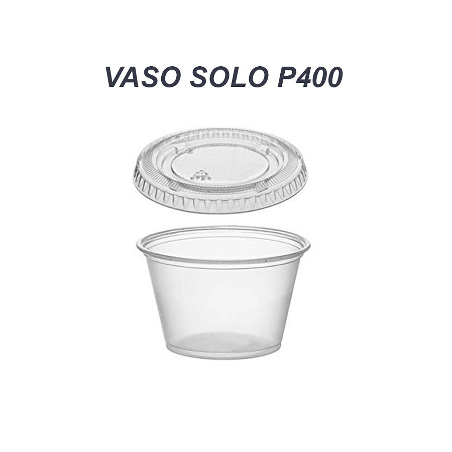 VASO SOLO P400 CARTON C/2500 PZAS – El Mexicano en línea
