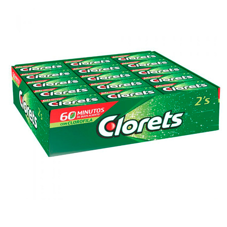 CHICLE CLORETS C/2 C/60 PZAS – El Mexicano en línea
