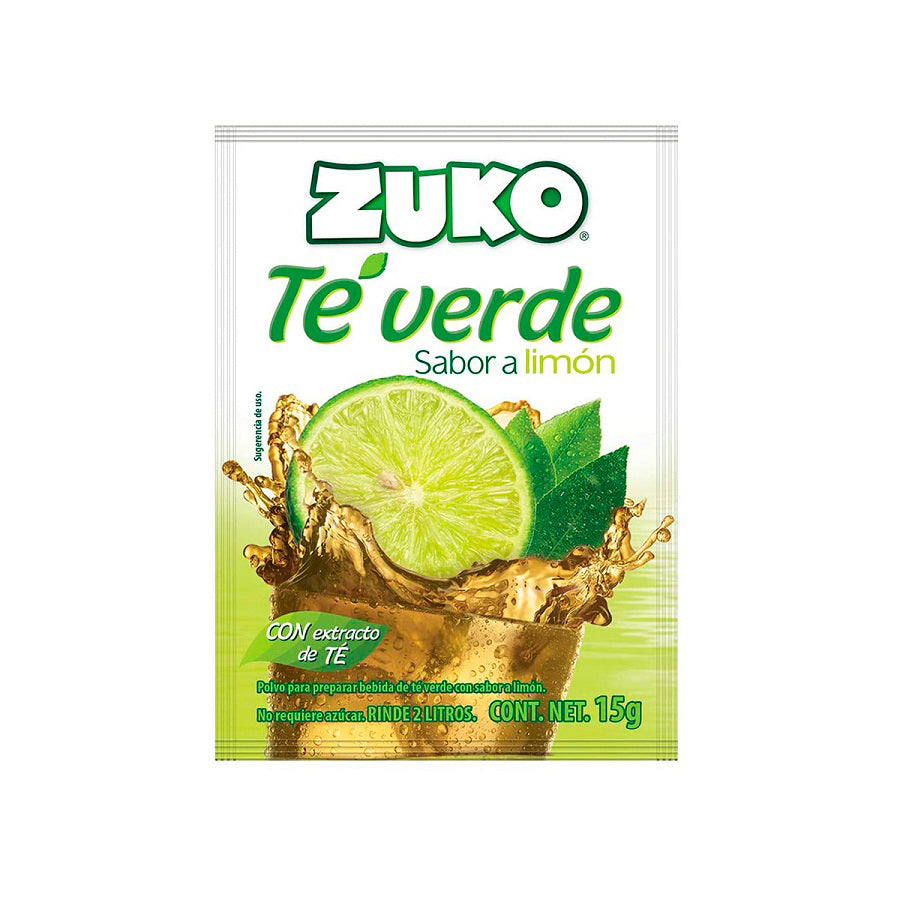 ZUKO SABOR TE VERDE SABOR A LIMON 1 PZA – El Mexicano en línea