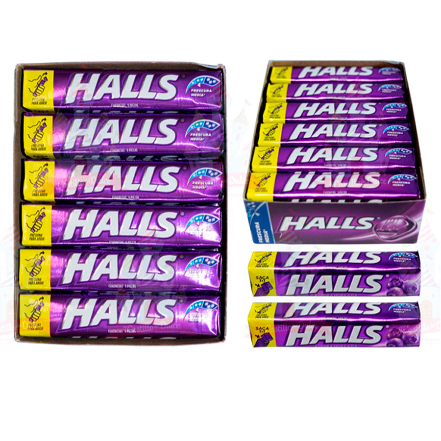 HALLS MORA AZUL C/12 PZAS – El Mexicano en línea