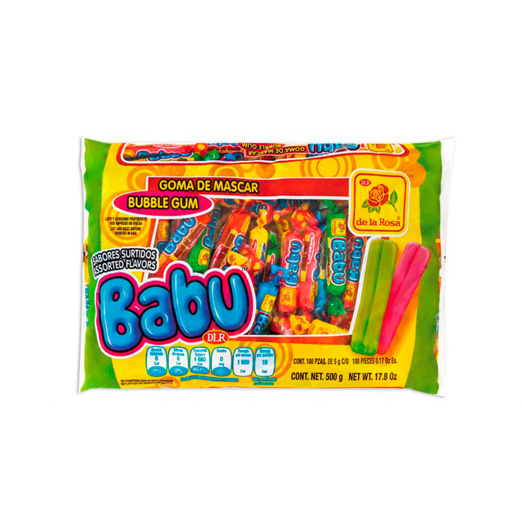 CHICLE BABY BABU C/100 PZAS – El Mexicano en línea