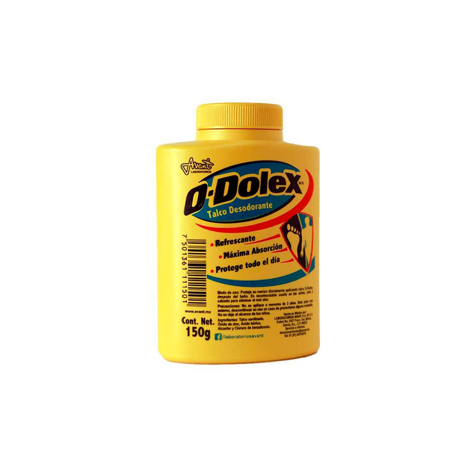 TALCO ODOLEX 150 GR – El Mexicano en línea