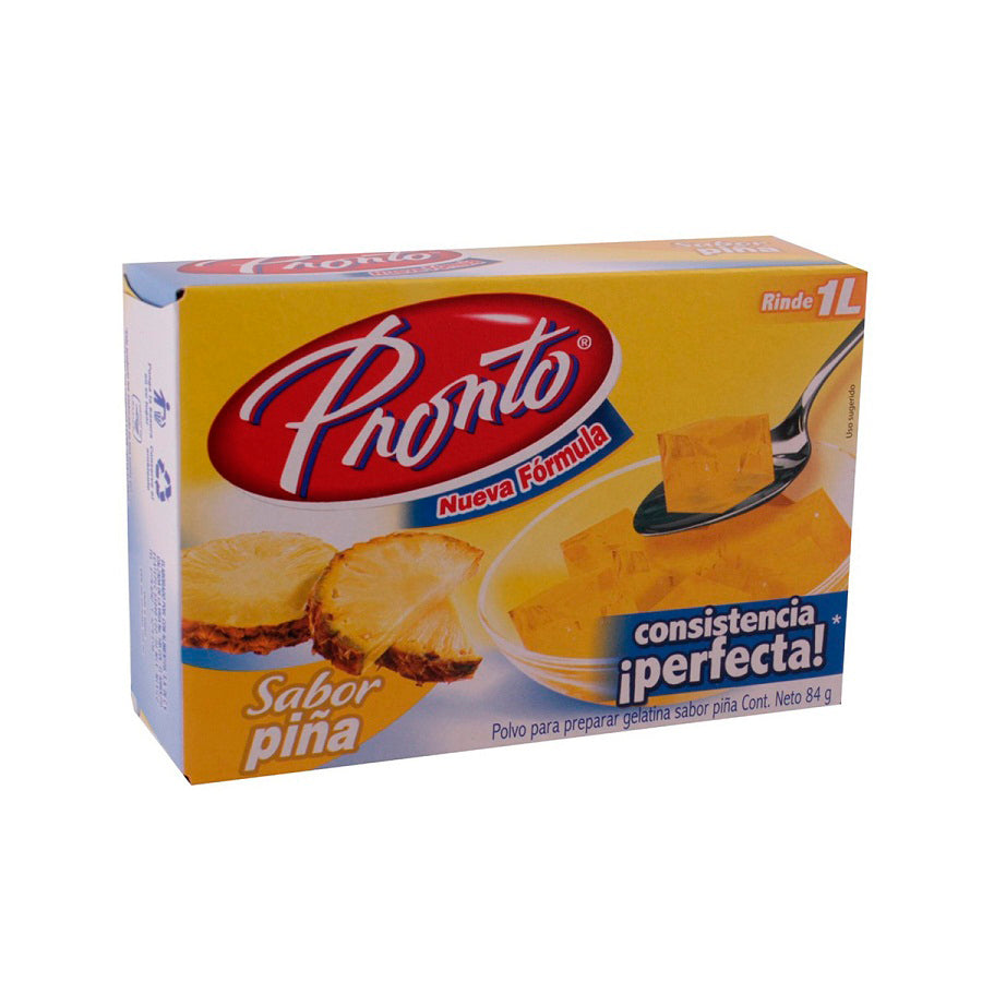 GELATINA PRONTO PIÑA 84 GR – El Mexicano en línea