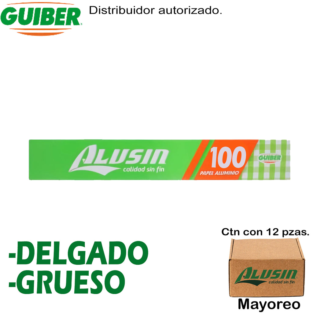 ALUMINIO ALUSIN 100 DELGADO-GRUESO – El Mexicano en línea