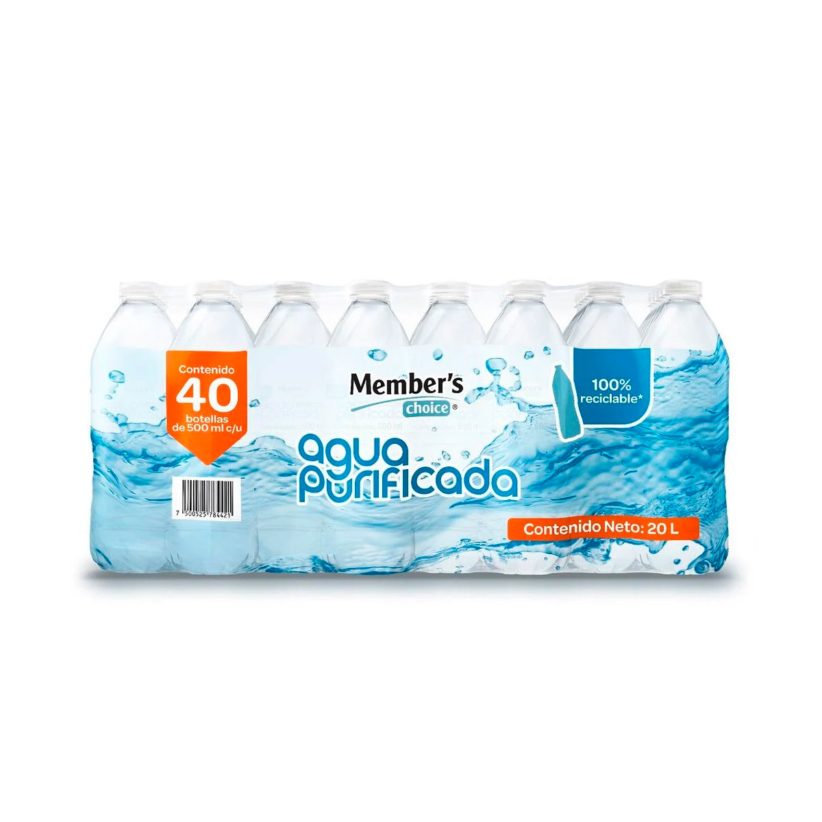 AGUA MEMBERS MARK 500 ML PAQUETE C/45 PZAS – El Mexicano en línea