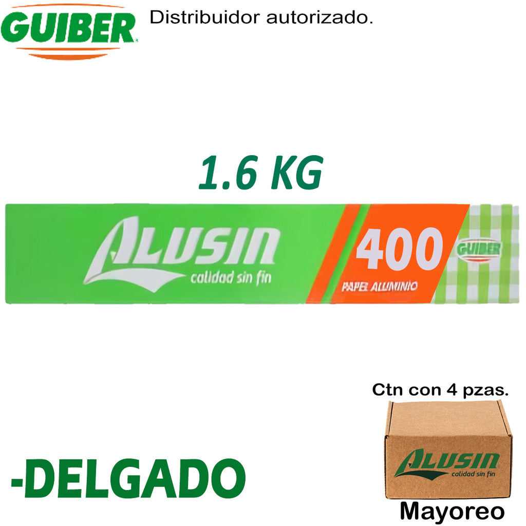 ALUMINIO ALUSIN 400 DELGADO 1.6 KG – El Mexicano en línea