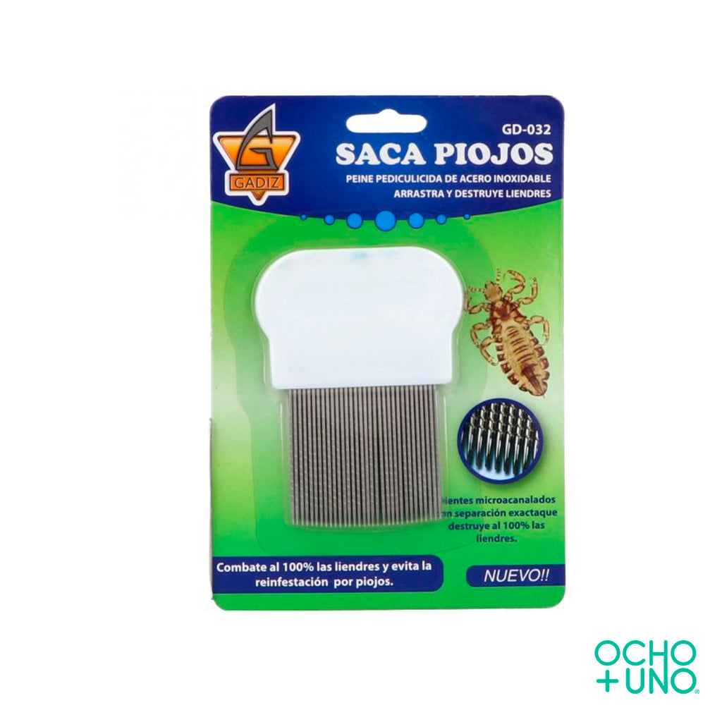 PEINE SACA PIOJOS METAL GADIZ – El Mexicano en línea